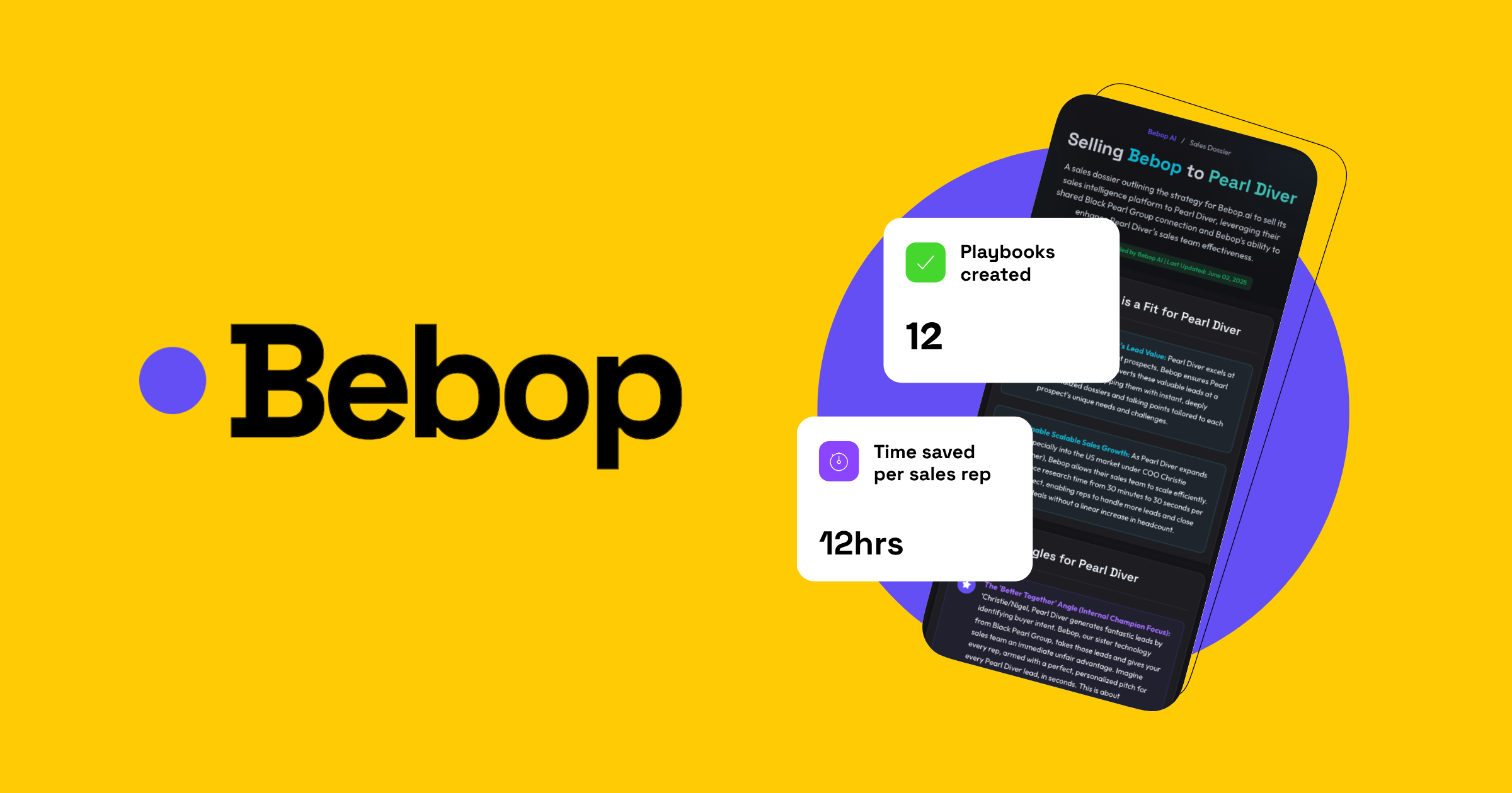 Bebop - Turn every sales rep into your best closer